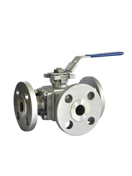 L-type Three-way Flange Ball Valve - Buy L-type three-way flange ball ...